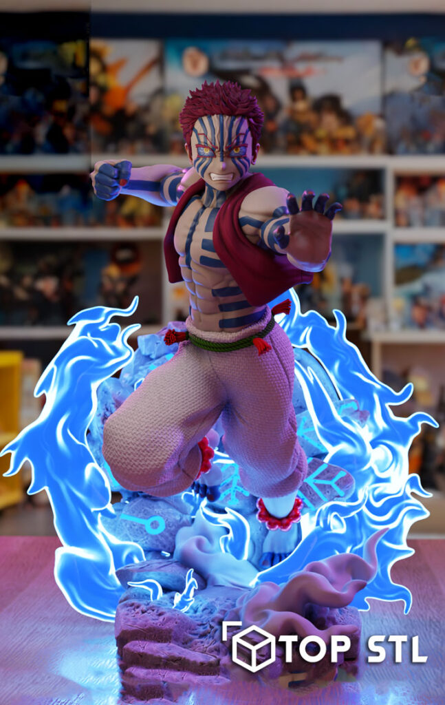 Akaza from Demon Slayer STL Files - TOP STL