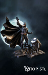 Batman Who Laughs 3D Print STL Model - TOP STL