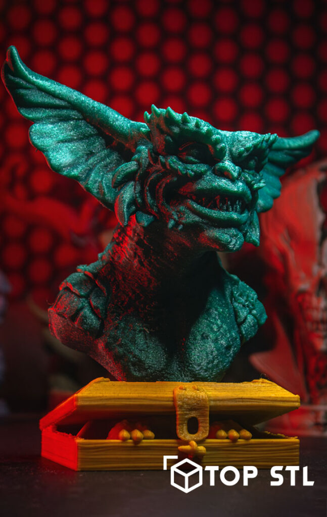 Gremlin Bust STL Files - TOP STL