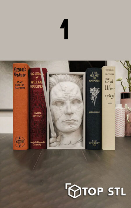 Horror Book Nook Pack STL Files - TOP STL