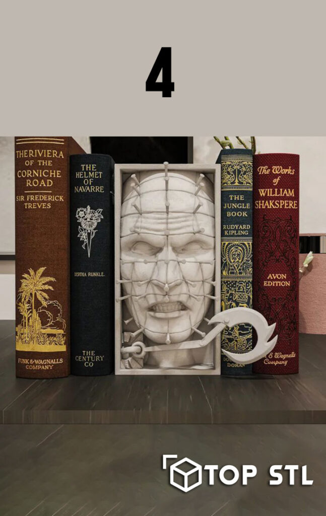 Horror Book Nook Pack STL Files - TOP STL