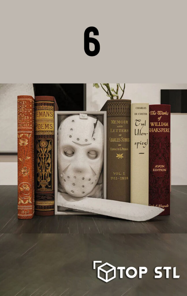 Horror Book Nook Pack STL Files - TOP STL