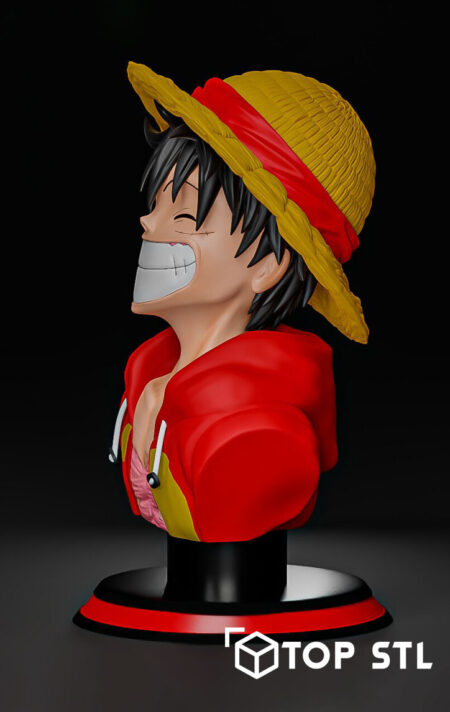 Luffy Bust STL Files - TOP STL