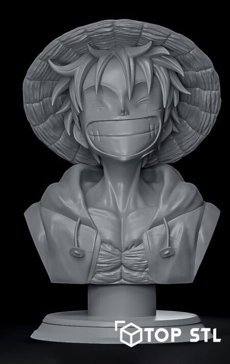 Luffy Bust STL Files - TOP STL