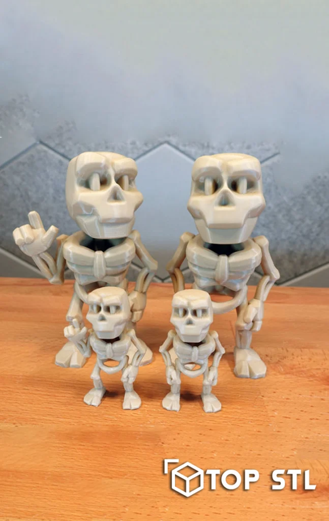 Skeleton Mini STL Files - TOP STL