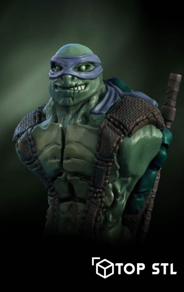 TMNT Bust Pack STL Files - TOP STL