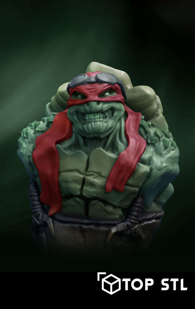 TMNT Bust Pack STL Files - TOP STL