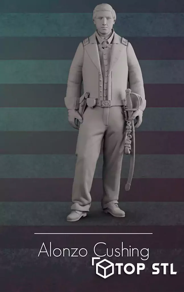 Alonzo Cushing 3D Print STL Model - TOP STL