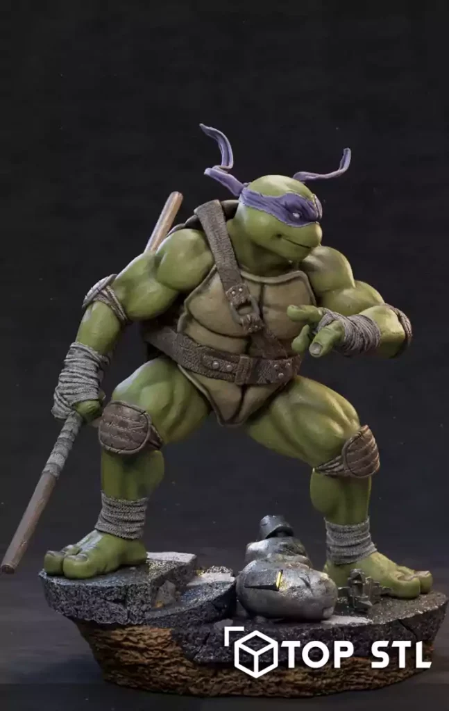 Donatello TMNT 3D Print STL Model - TOP STL