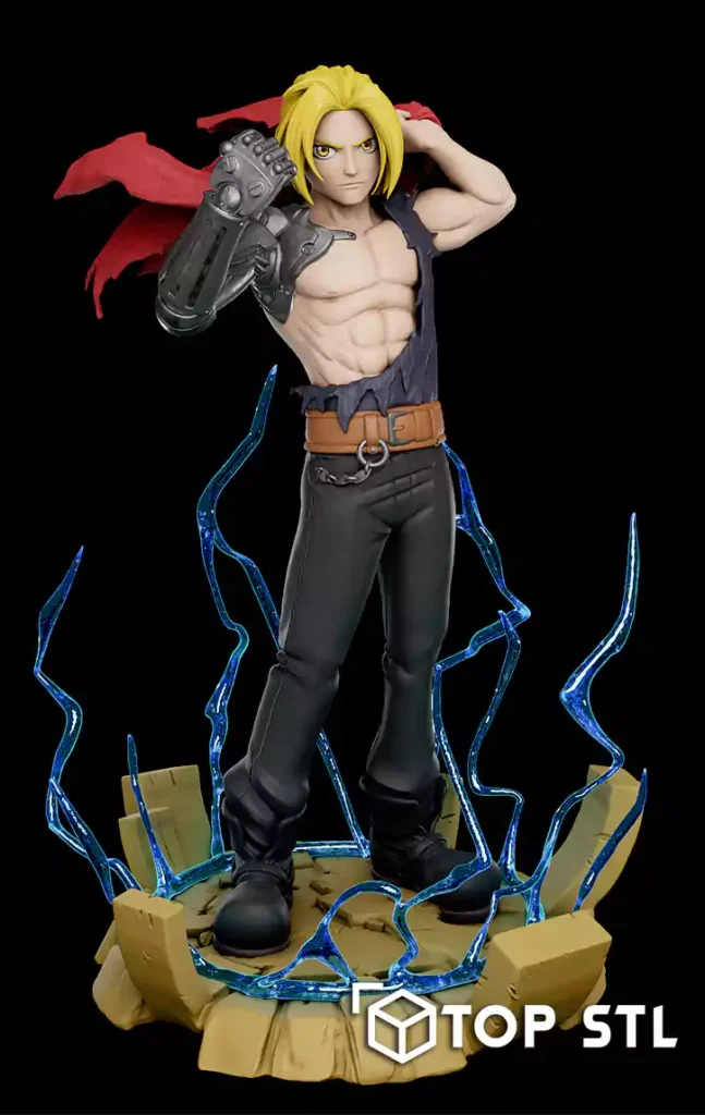 Edward Elric 3D Print STL Model - TOP STL