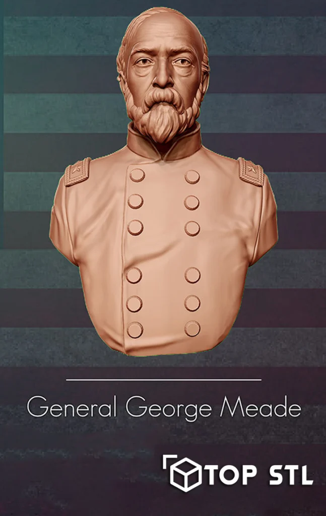 George Meade 3D Print STL Model - TOP STL