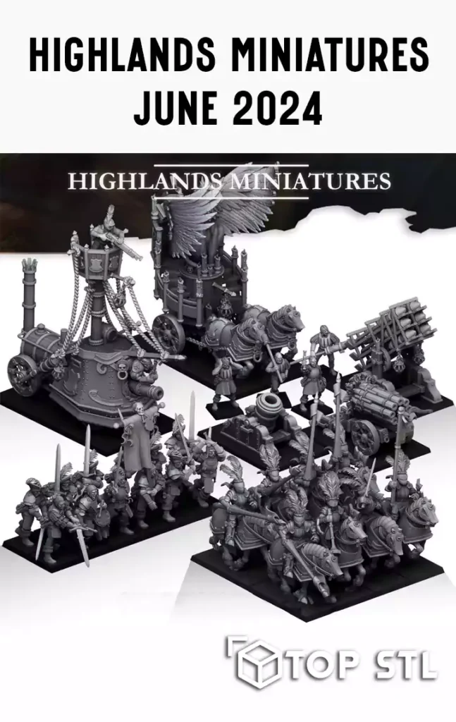 Highlands Miniatures 3D Print STL Models - TOP STL