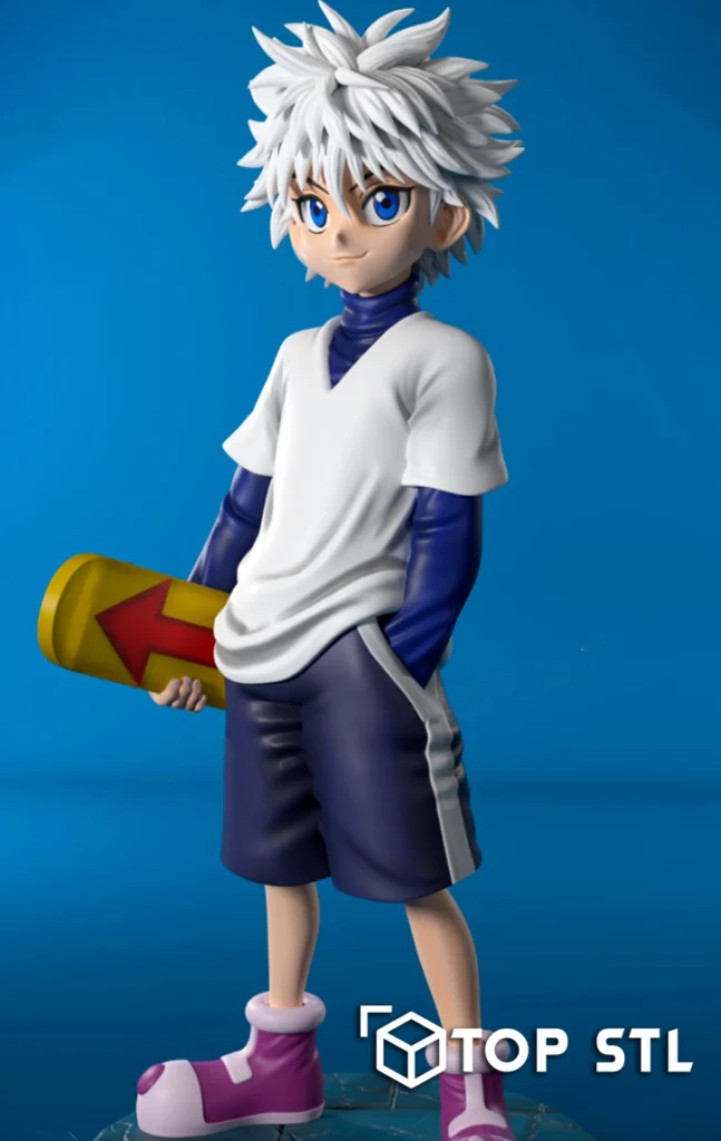 Killua Zoldyck STL 3D Print Model - TOP STL