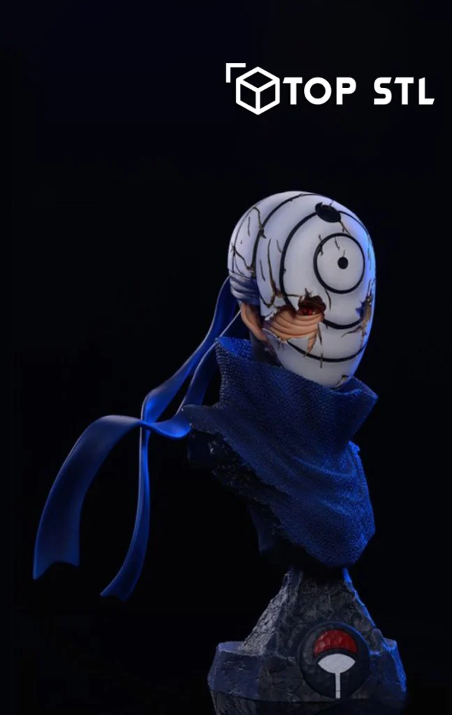 Obito Uchiha Bust 3D Print STL Model - TOP STL
