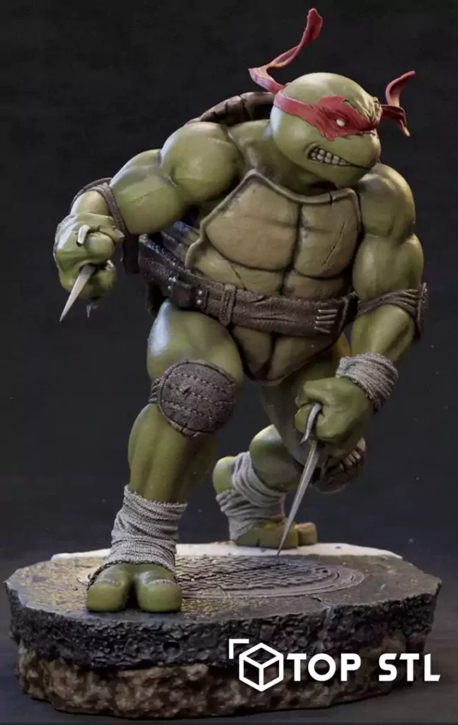 Raphael TMNT 3D Print STL Model - TOP STL