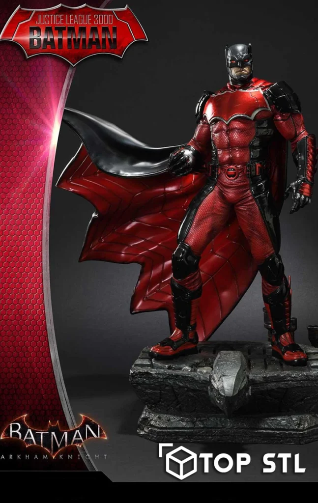 Red Batman STL Files - TOP STL