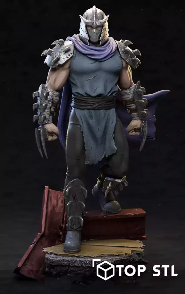 Shredder TMNT 3D Print STL Model - TOP STL