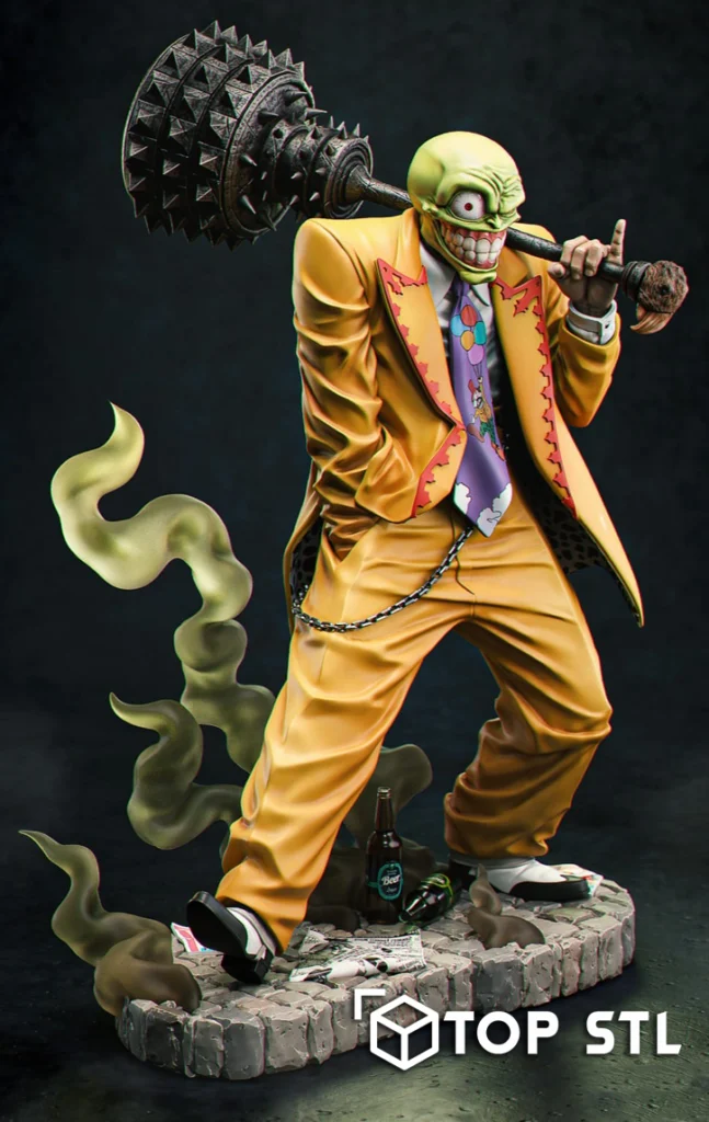 The Mask STL 3D Print Model - TOP STL
