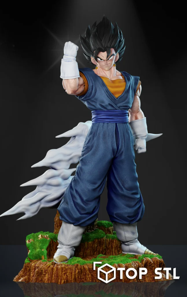 Vegeta 3D Print STL Model - TOP STL