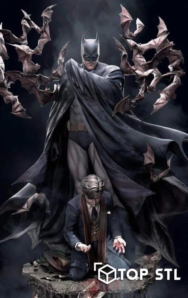 Batman Birth of Justice STL 3D Print Model - TOP STL