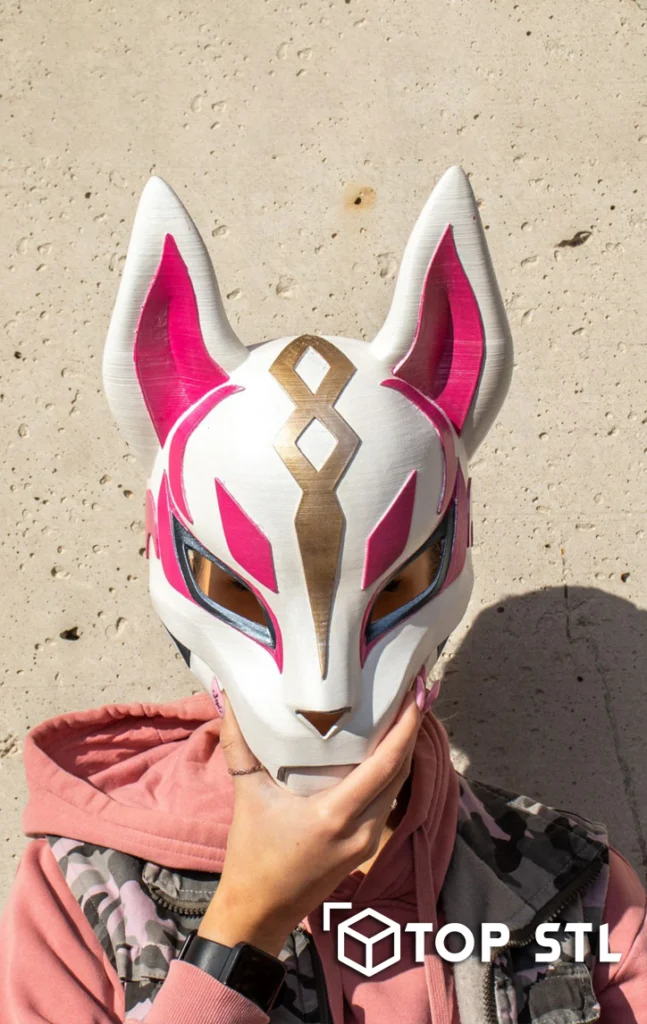 Fortnite Drift Mask STL 3D Print Model - TOP STL