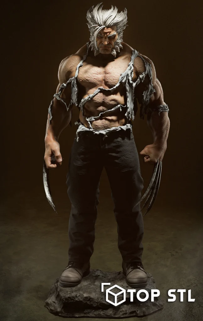 Logan X-Men STL 3D Print Model - TOP STL