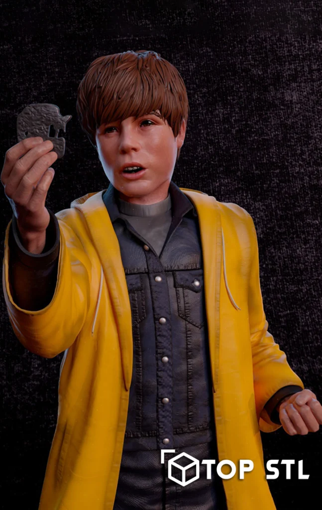 Mikey The Goonies STL 3D Print Model - TOP STL