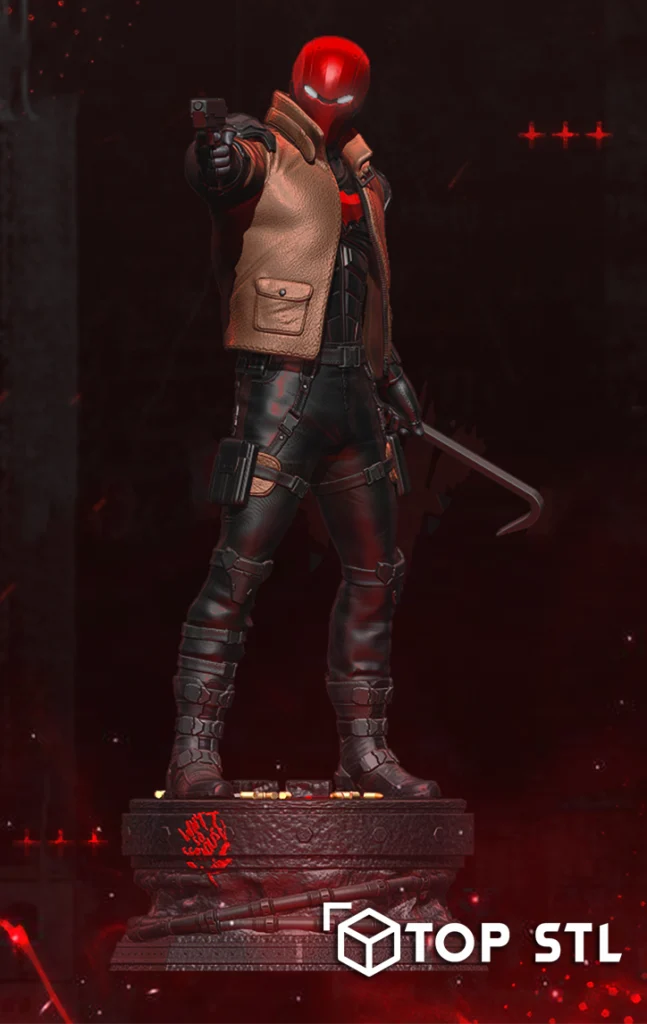 Red Hood STL 3D Print Model - TOP STL