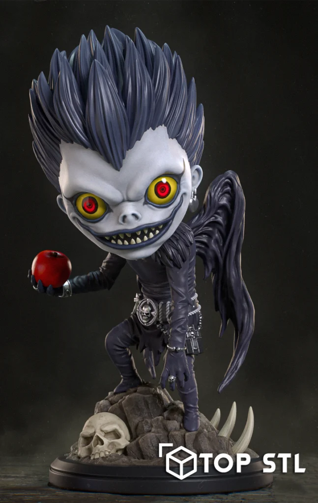 Ryuk Chibi STL 3D Print Model - TOP STL