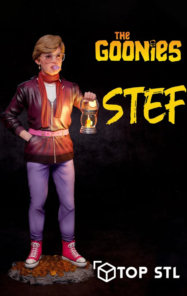 Stef The Goonies STL 3D Print Model - TOP STL