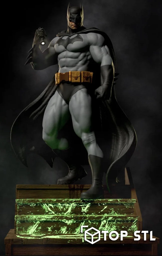 The Batman STL 3D Print Model - TOP STL